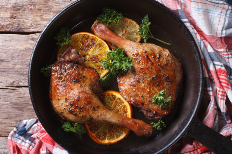 Roasted Sage Buttery Keto Turkey Legs - DrJockers.com