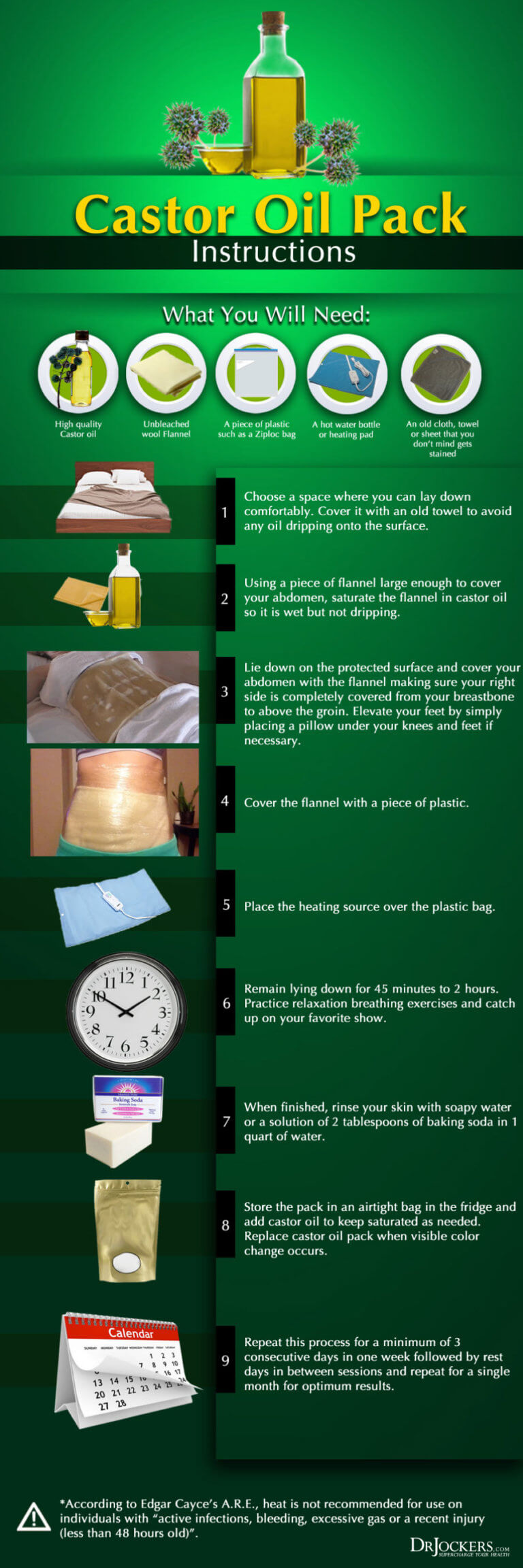 How to Use Castor Oil Packs to Help You Detox - DrJockers.com