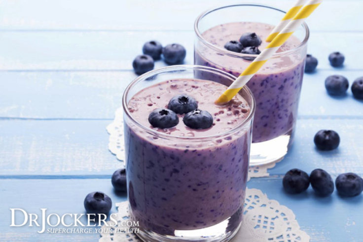Blueberry Gut Healing Protein Shake Recipe - DrJockers.com
