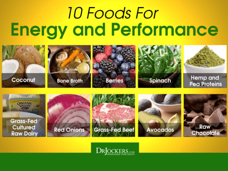 10 High Energy Foods for Optimal Performance - DrJockers.com