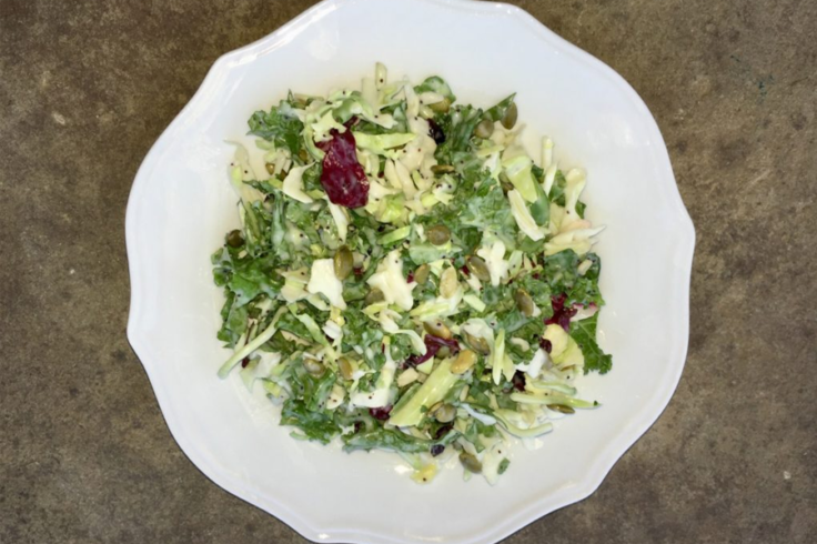 Kale Coconut Dressing Salad Recipe - DrJockers.com