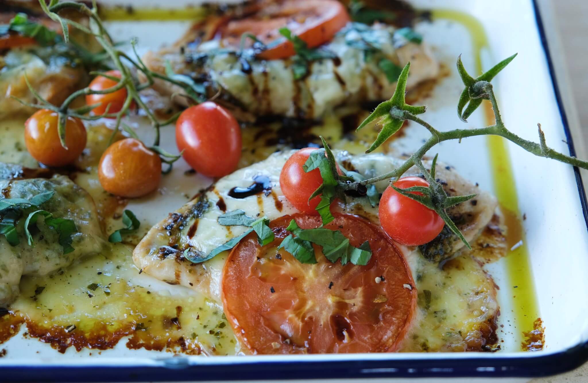 Chicken Caprese Balsamic Glaze Recipe - DrJockers.com