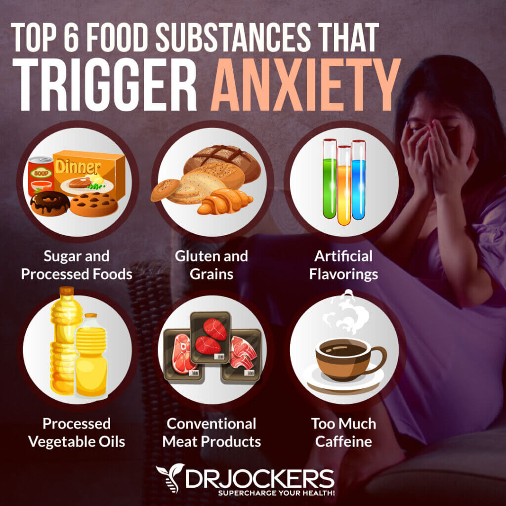 6 Foods That Trigger Anxiety and What To Eat Instead